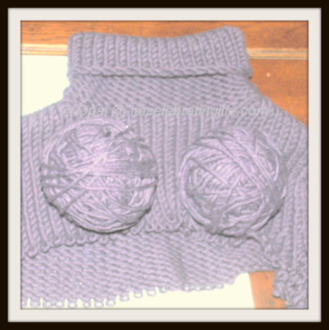 Old things become new; unravelling sweaters to use yarn for crochet and ...