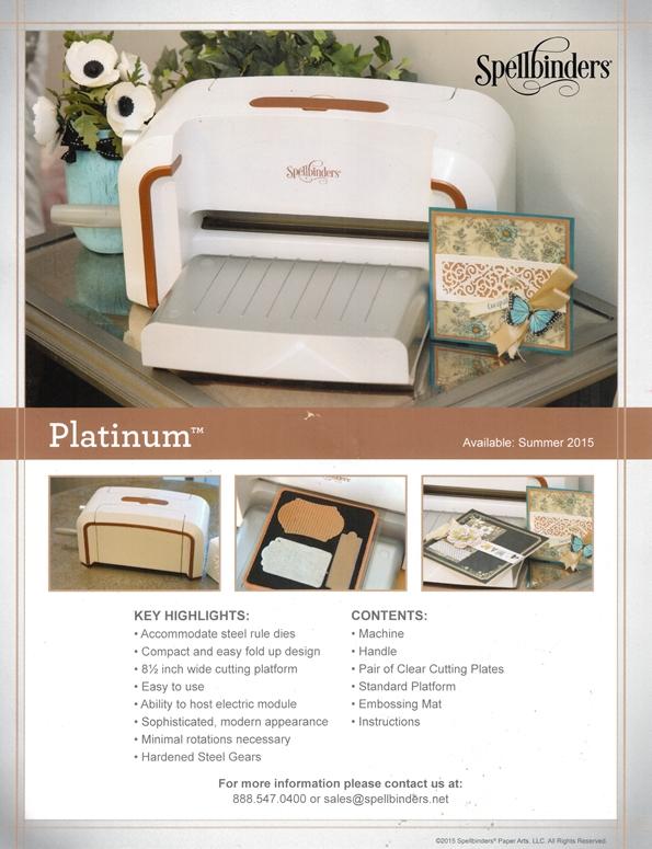 On my wish list: Spellbinders Platinum Embossing and Diecutting Machine ...